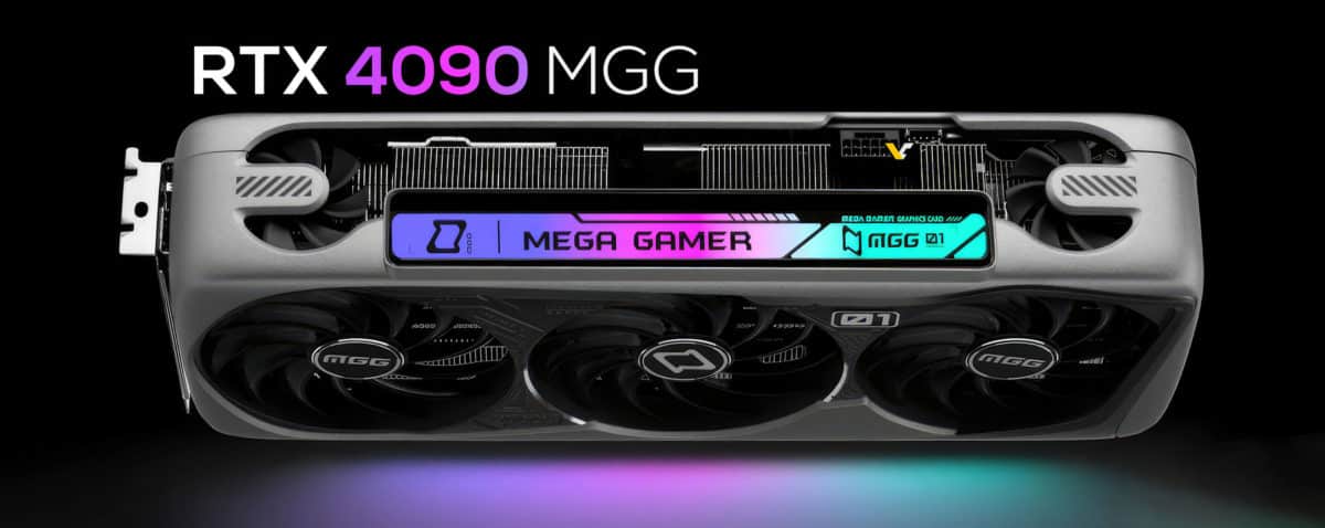 Esta RTX 4090 tem 5 ventoinhas, LED destacável e ocupa 3 slots ...