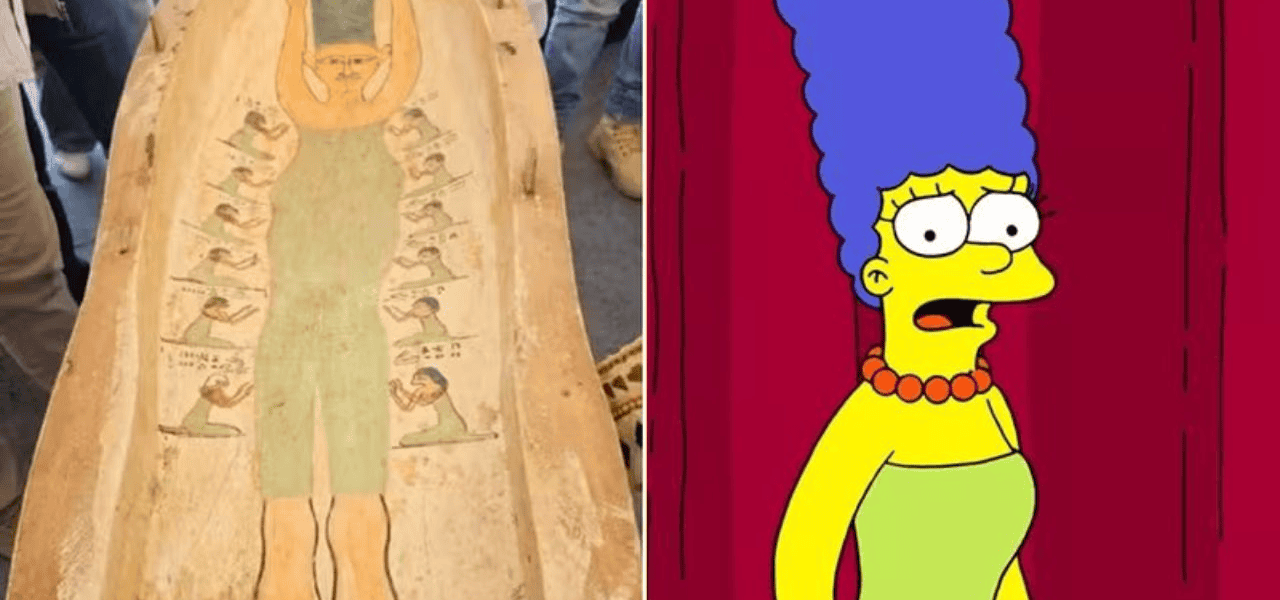 Sarcófago Egípcio com Arte de Marge Simpson - Hardware