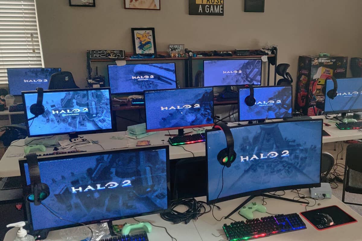 Pai monta LAN Party com 9 PCs para o aniversário do filho e viraliza ...
