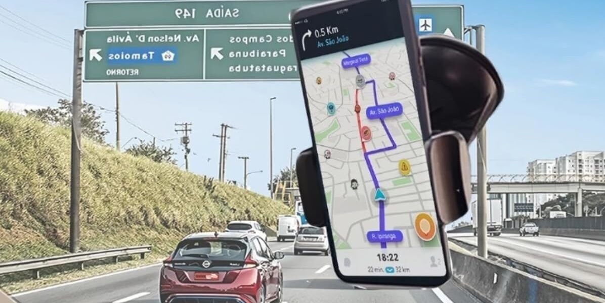 5 suportes para usar o GPS do celular no carro: praticidade e segurança ...