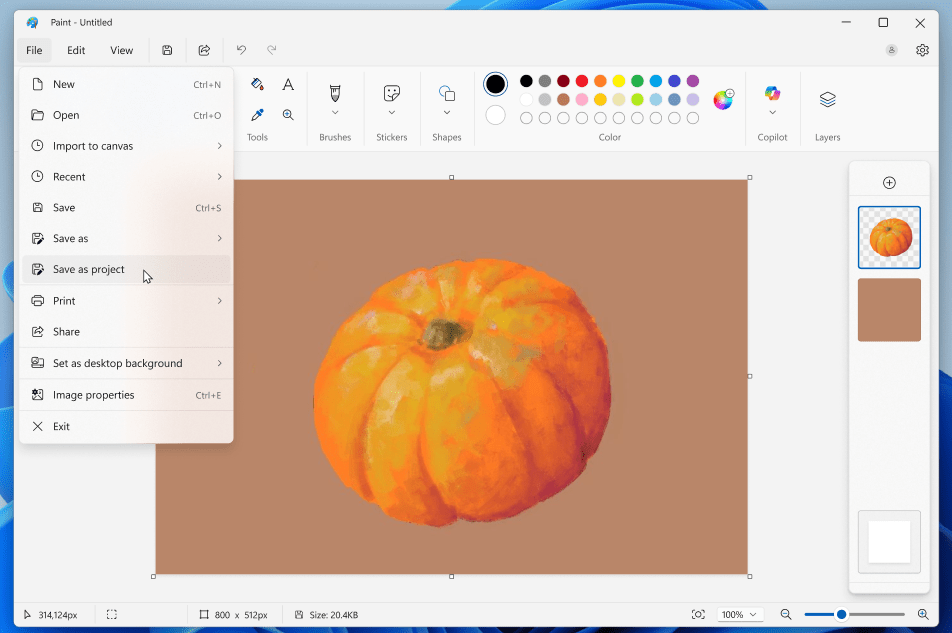 Microsoft Paint ganha arquivos editáveis e recursos inspirados no Photoshop