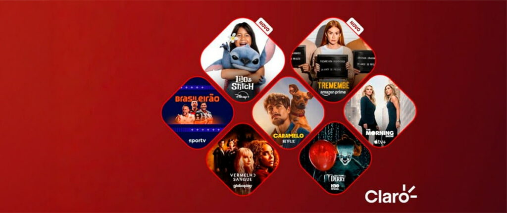 Claro TV+ lança pacote com Netflix, Prime Video, Disney+, HBO Max e ...