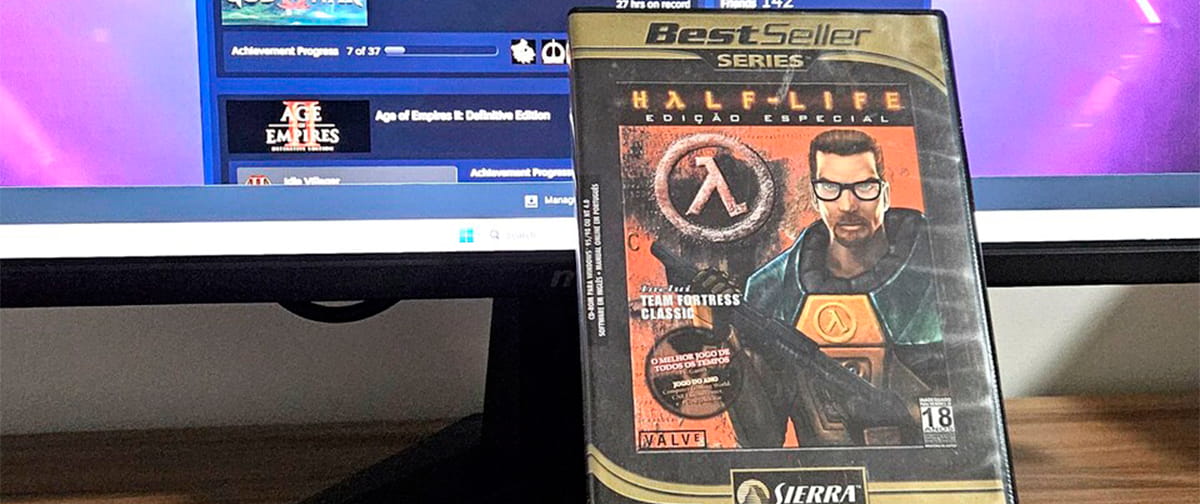 CD de Half-Life de 1998 salvou conta Steam com 6 mil horas de Dota 2 ...