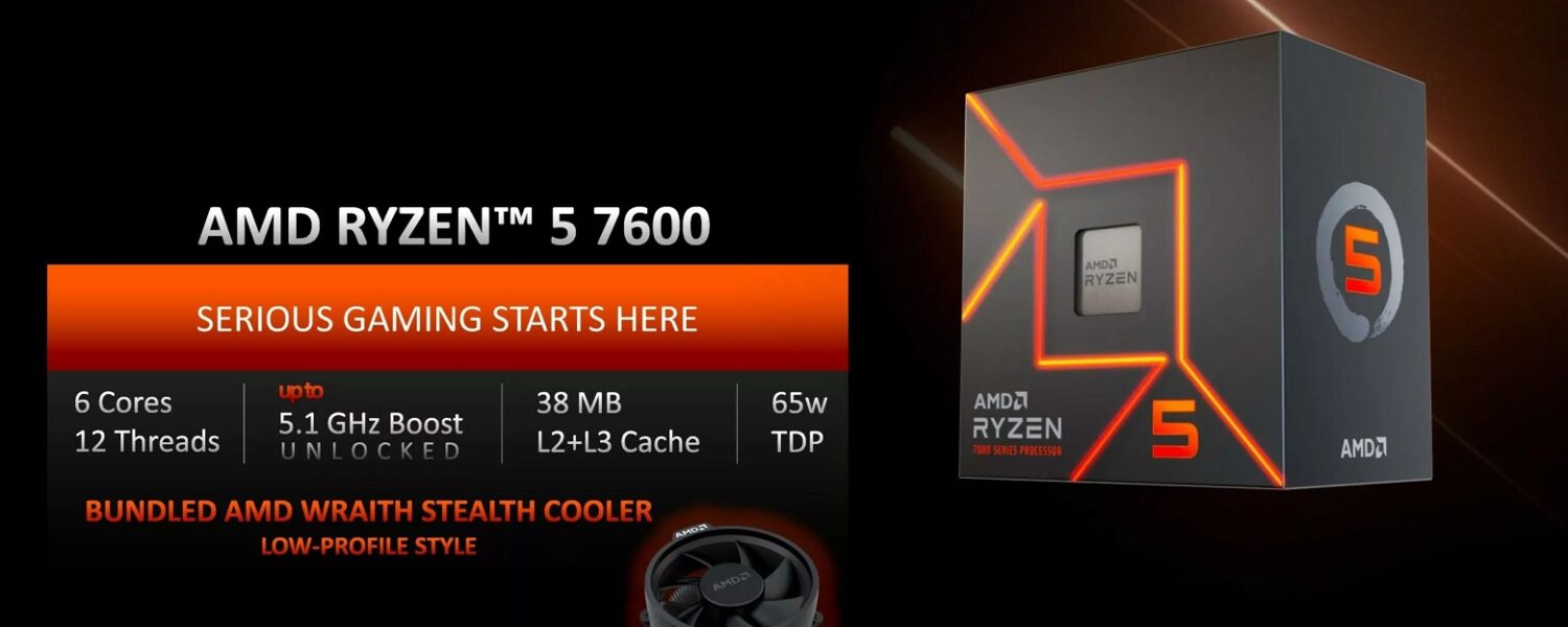 Ryzen 5 7600 com 25% OFF: upgrade AM5 que turbina seu PC gamer ...