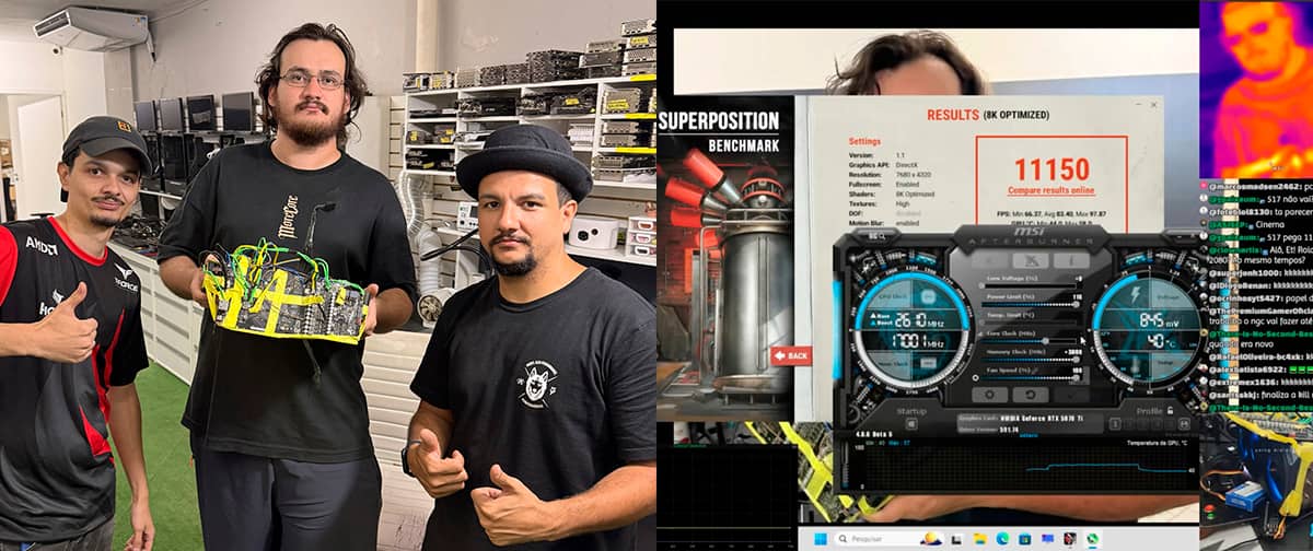 Histórico! Técnicos brasileiros salvam RTX 5070 Ti com buraco no PCB e ...