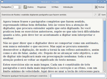 Klavaro, um programa-curso de digitação para Linux e Windows - Hardware ...