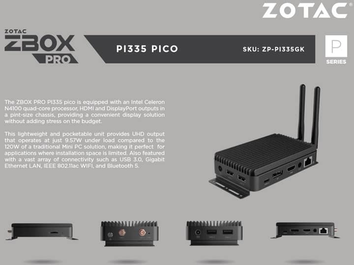 Zotac introduziu a linha de mini-PCs ZBOX Pro - Hardware.com.br