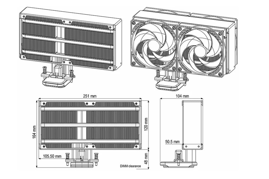 O air cooler mais monstruoso já lançado, este é o IceGiant ProSiphon Elite